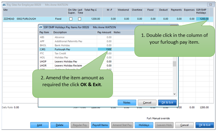 Covid-19 > Furlough CJRS (Flexible)