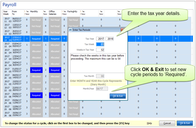 Managing Payroll > Payroll Setup